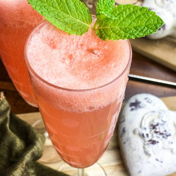 Mint Grapefruit Mimosa - Savored Sips