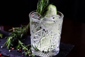 Cucumber Rosemary Tonic Mocktail - Savored Sips