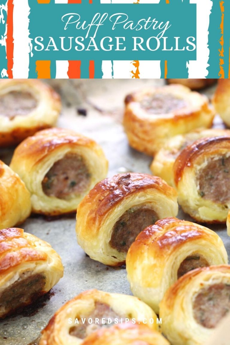 Puff Pastry Sausage Rolls - Savored Sips