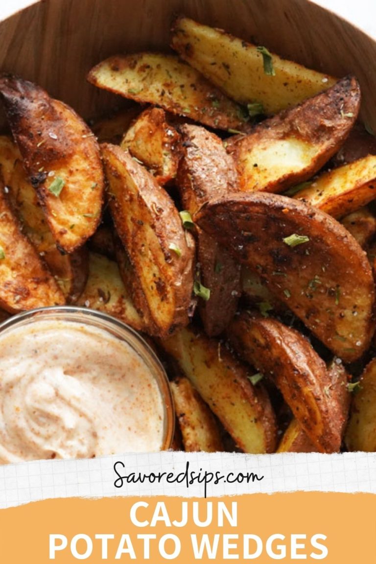 Tasty Cajun Potato Wedges - Savored Sips