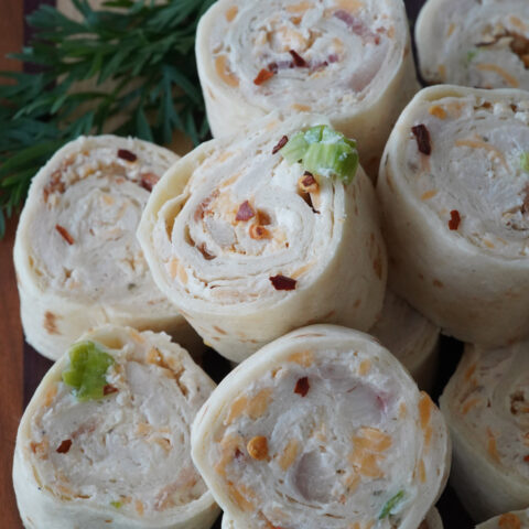 Chicken Bacon Ranch Pinwheels - Savored Sips