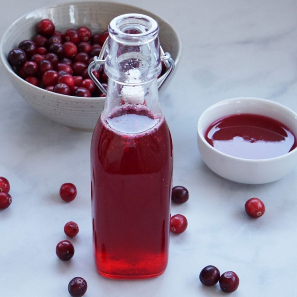 Homemade Cranberry Simple Syrup - Savored Sips
