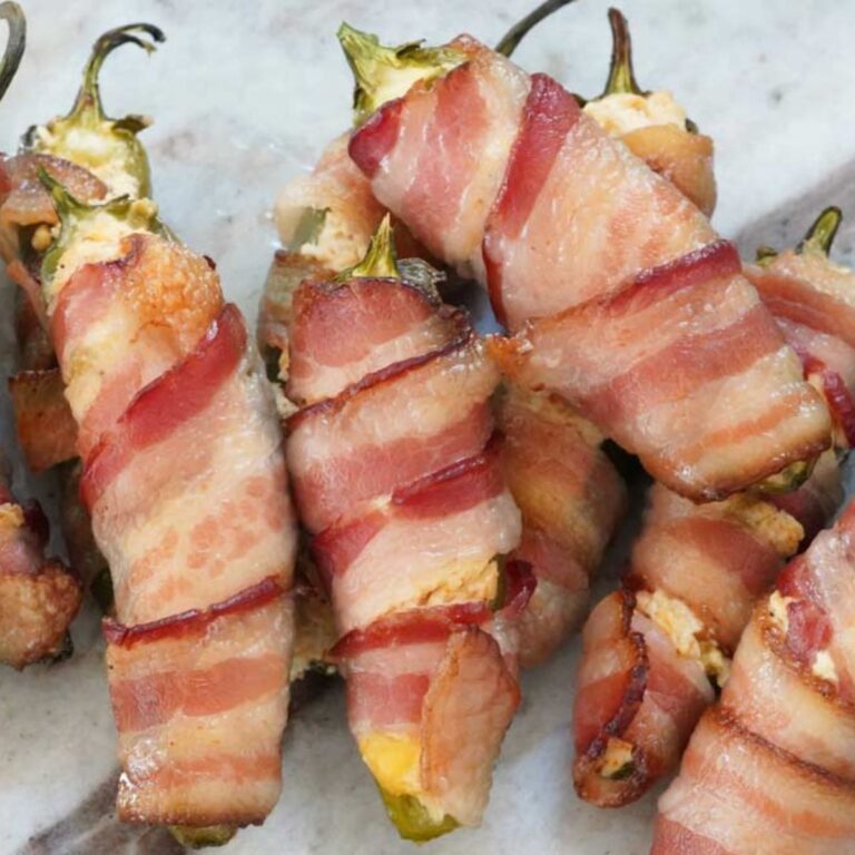 Baked Pig Shots (Bacon Wrapped Sausage) - Savored Sips