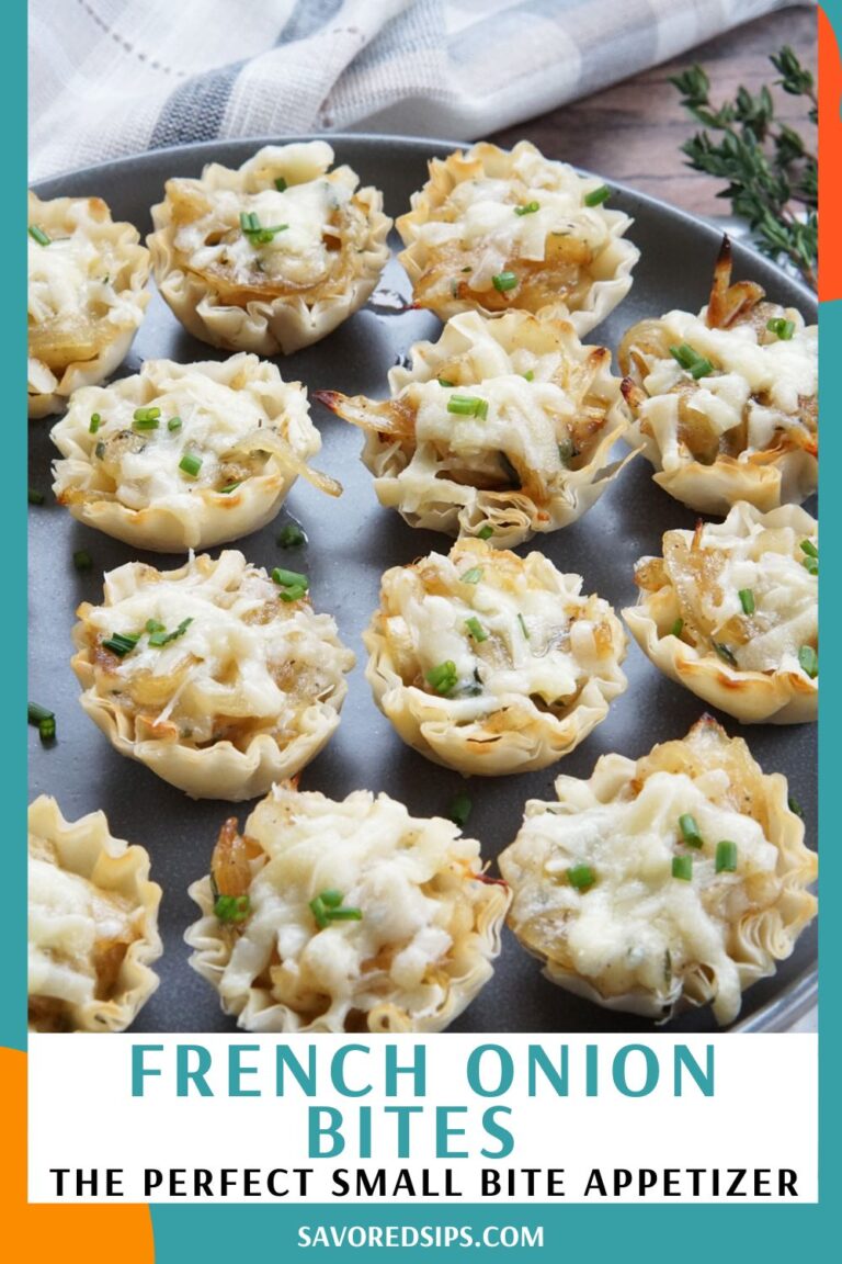 French Onion Bites - Savored Sips