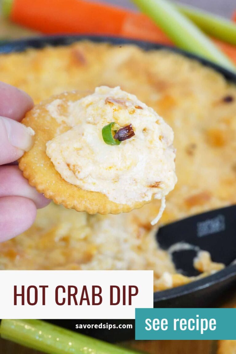 Quick & Easy Hot Crab Dip - Savored Sips