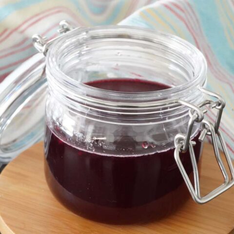 Homemade Blackberry Simple Syrup - Savored Sips