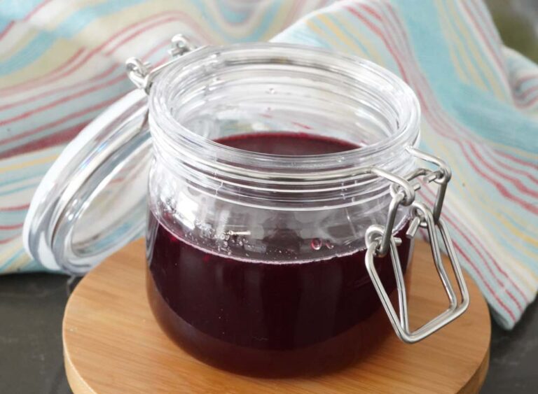 Homemade Blackberry Simple Syrup - Savored Sips