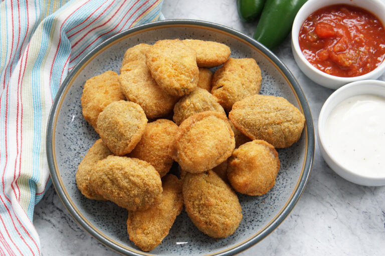 Jalapeno Poppers In The Air Fryer (from frozen) - Savored Sips