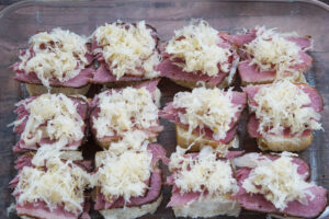 Reuben Sliders - Savored Sips