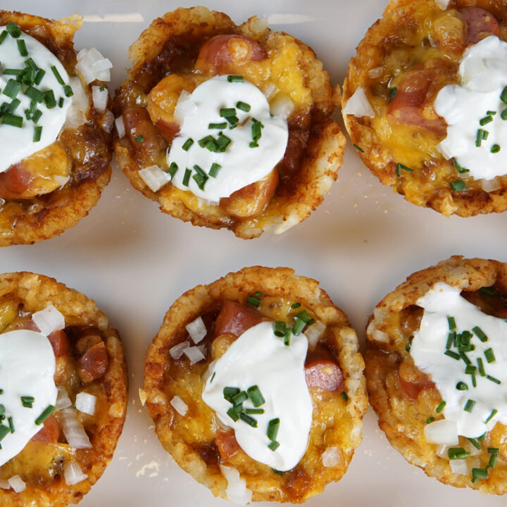 Loaded Chili Dog Tater Tots - Savored Sips