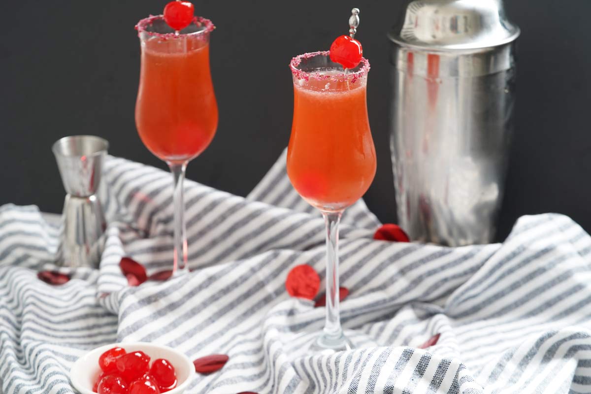Lover's Lane Cocktail for Valentine's Day - Savored Sips