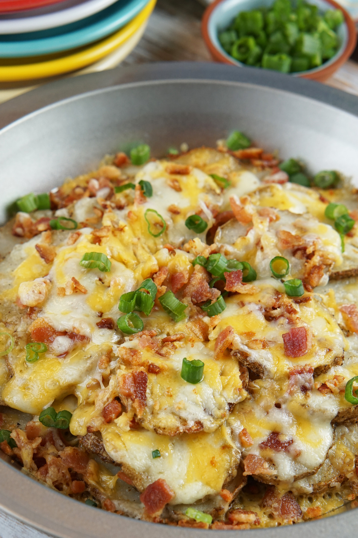 Loaded Irish Pub Potato Nachos - Savored Sips