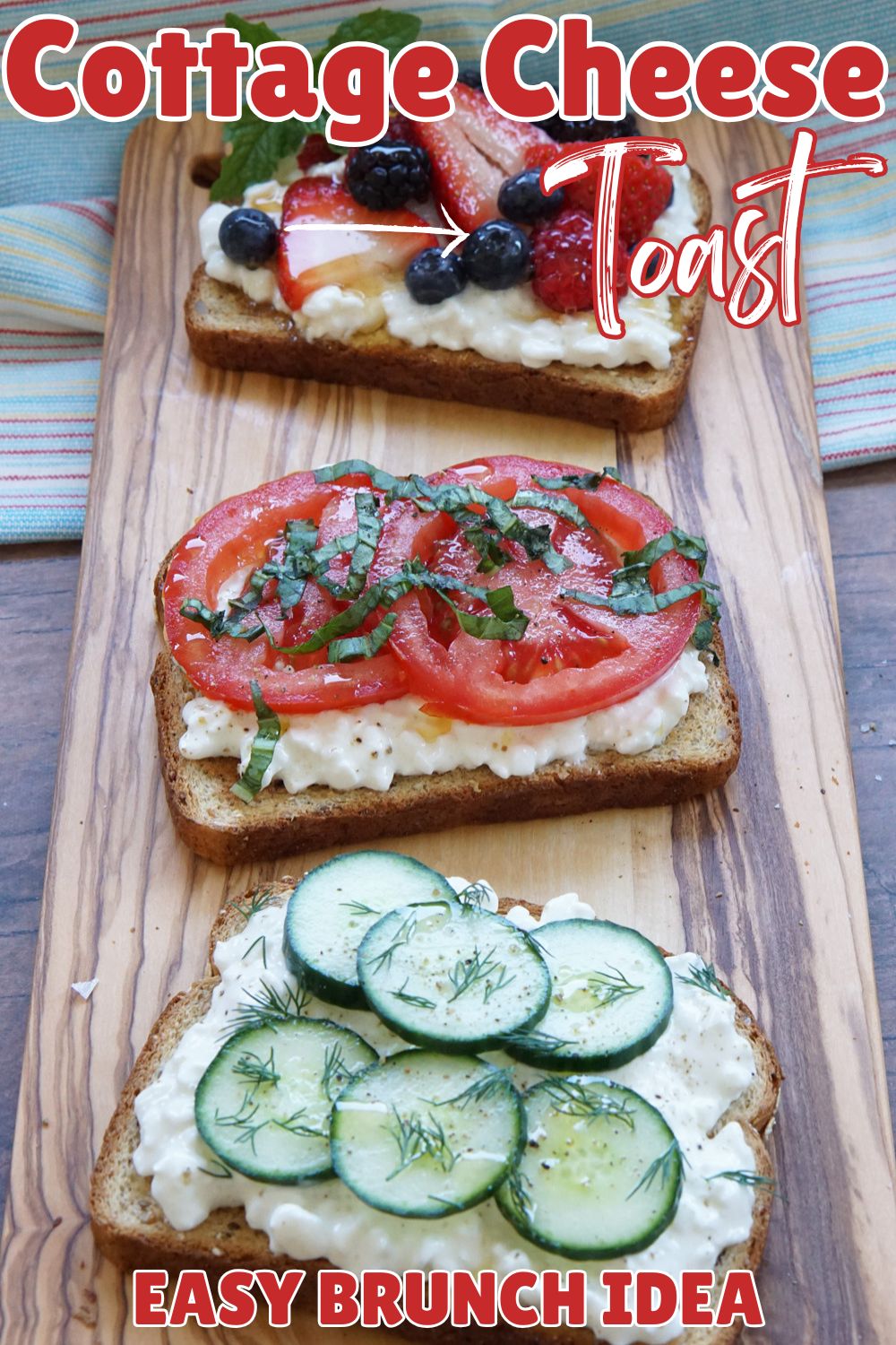 Fancy Cottage Cheese Toast - Savored Sips