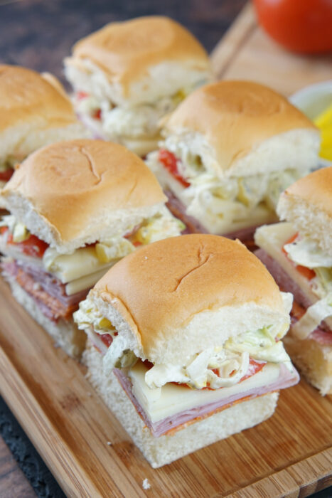 Easy Italian Grinder Sliders - Savored Sips