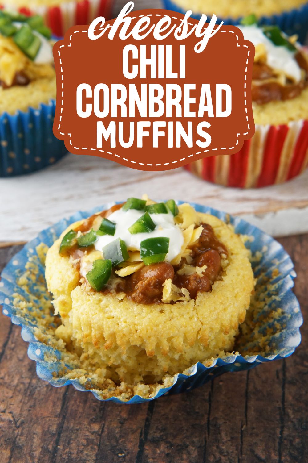 Chili Cornbread Muffins - Savored Sips