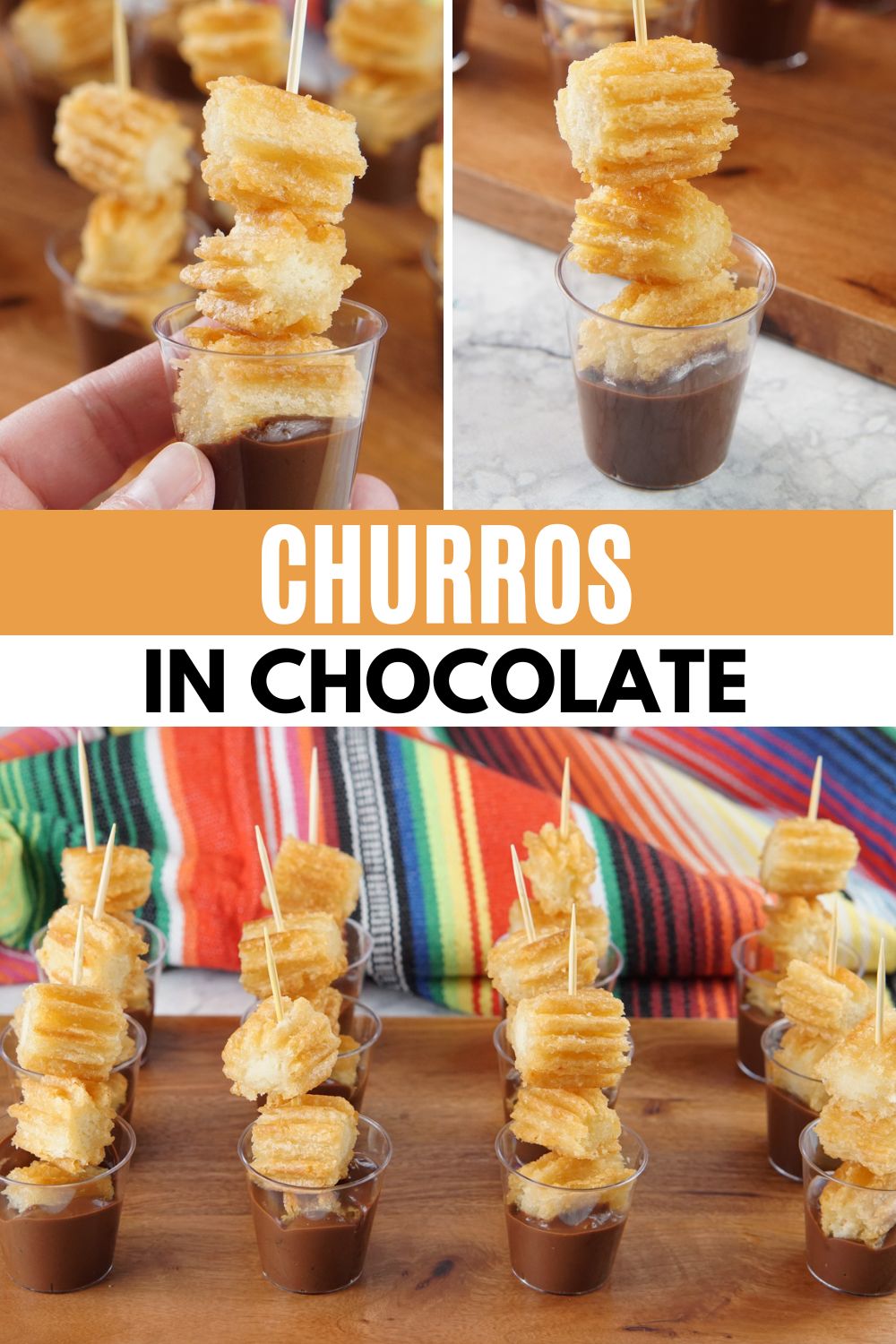 Churros in Chocolate - Savored Sips