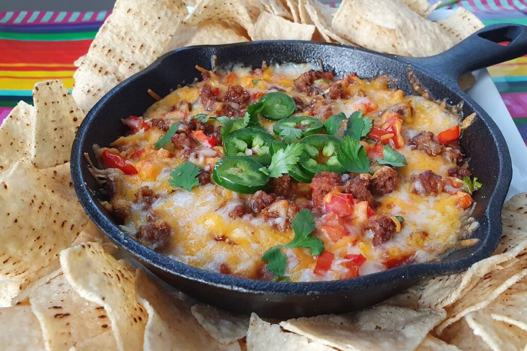 Hot Mexican Street Corn Dip - Savored Sips