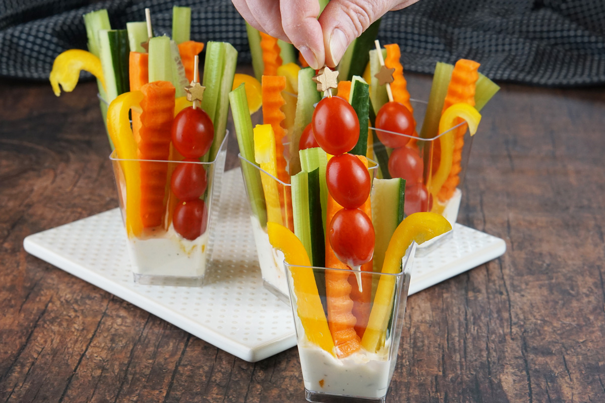 Easy Veggie Cups - Savored Sips
