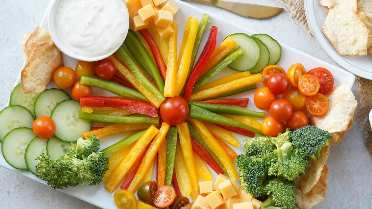 Spring Veggie Tray: A Fresh and Colorful Appetizer - Savored Sips