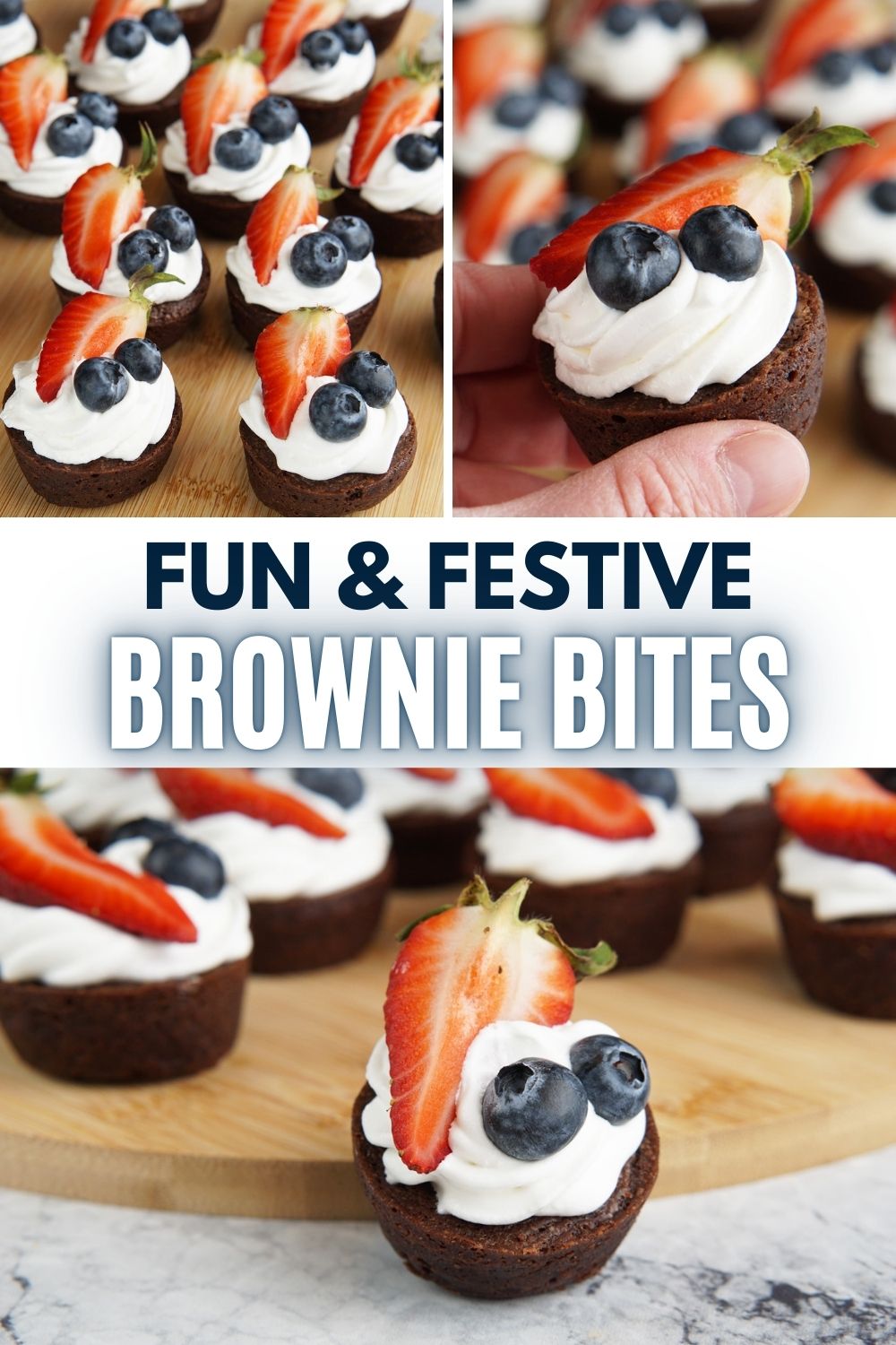 Fun & Festive Brownie Bites - Savored Sips