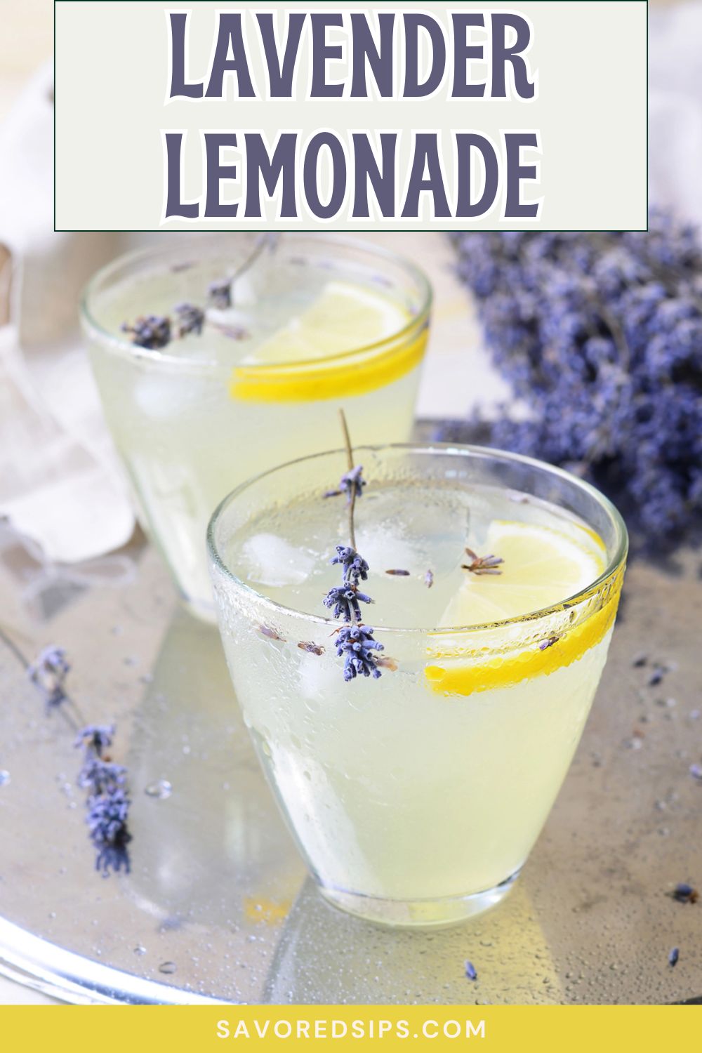 Summertime Lavender Lemonade - Savored Sips