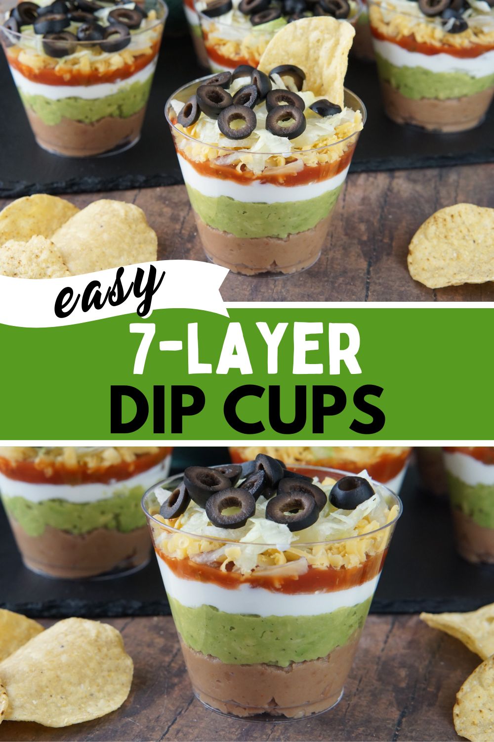 Easy 7-Layer Dip Cups - Savored Sips