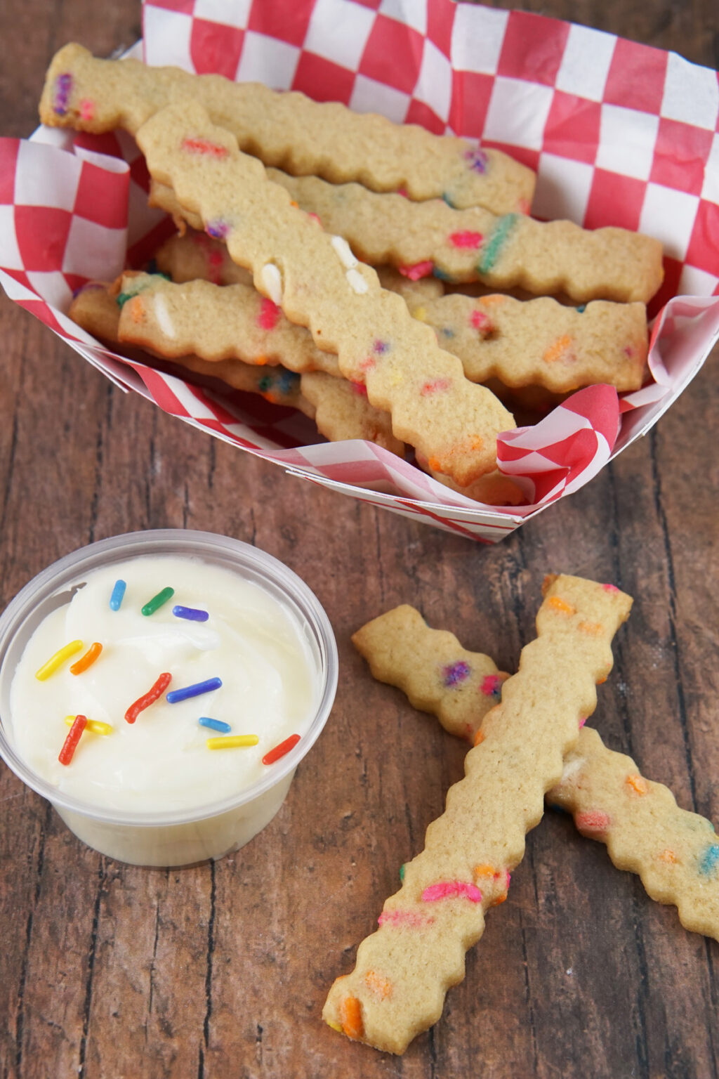 Crinkle Cut Cookie Fries - Savored Sips