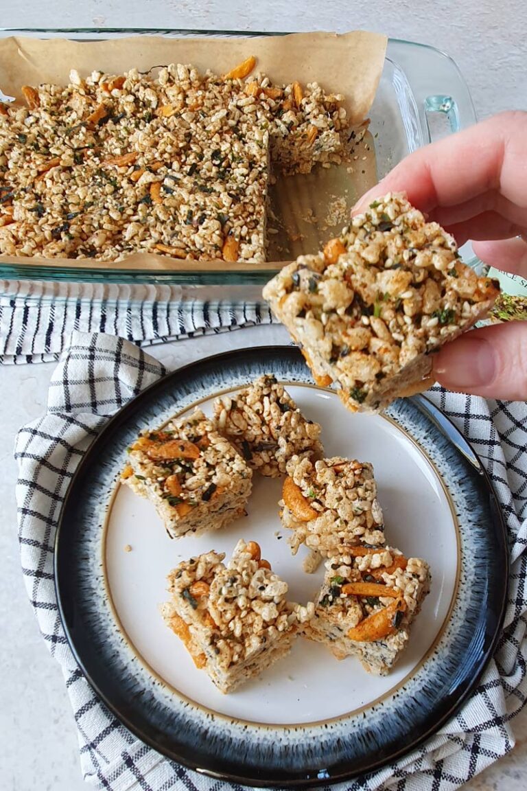 Furikake Rice Krispies Treats: A Savory Twist on a Classic - Savored Sips