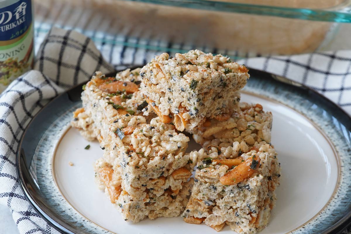 Furikake Rice Krispies Treats: A Savory Twist on a Classic - Savored Sips