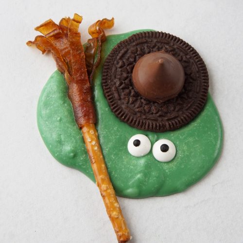 Spooky Melted Witch Cookie Bark - Savored Sips