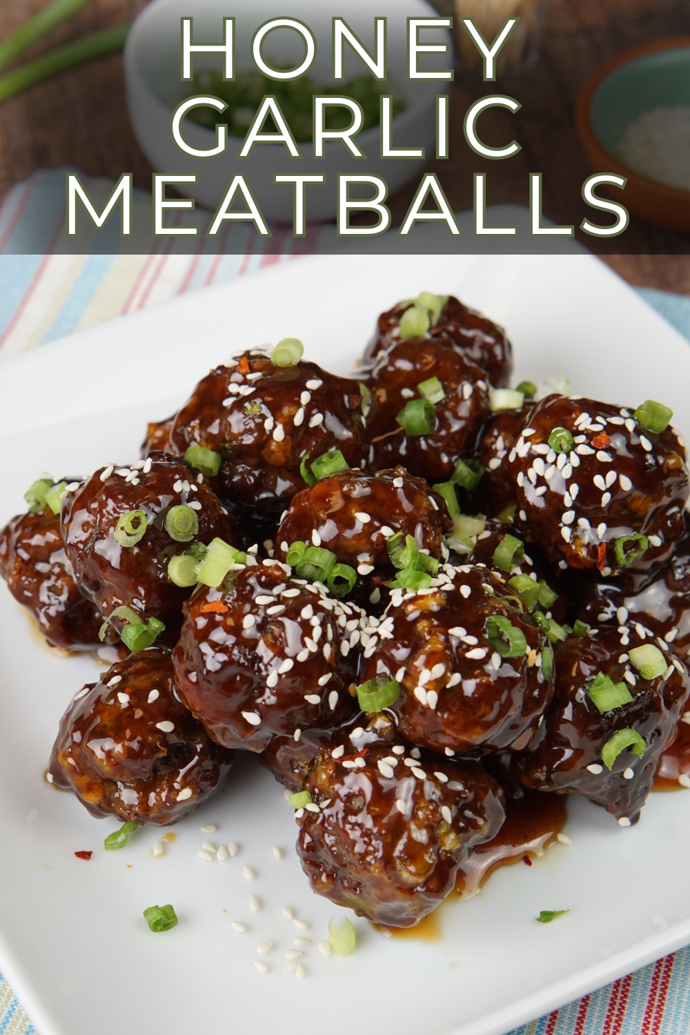Honey Garlic Meatballs - Savored Sips