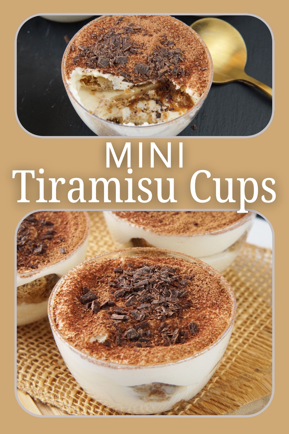 Mini Tiramisu Cups - Savored Sips